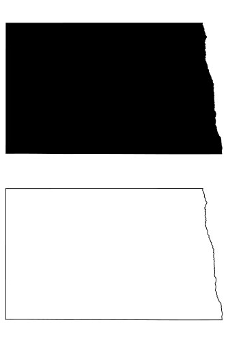 North Dakota State Outline Vector Images (over 580)