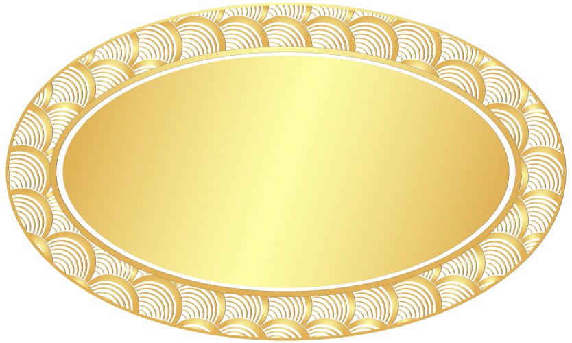 Oval Gold Frame Border Vector Images (over 2,200)
