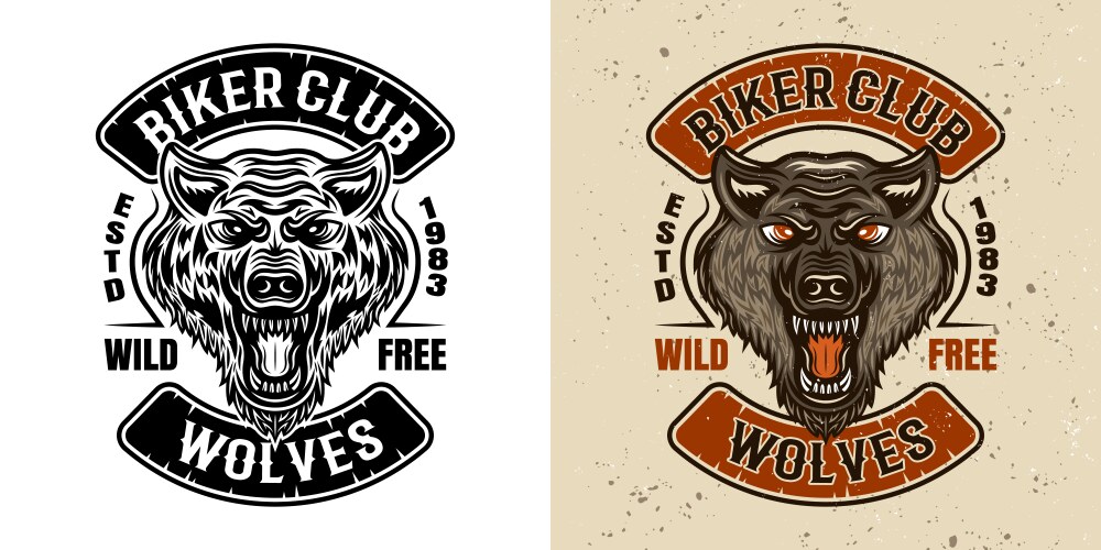 Wolves Vector Images (over 2,000)