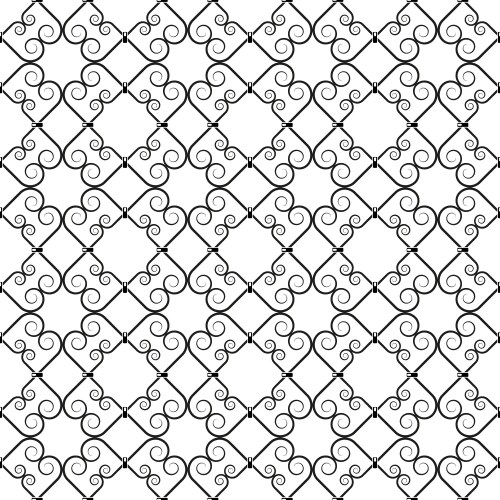 Wrought iron pattern Royalty Free Vector Image