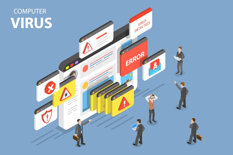 Strong immune system protection against virus Vector Image