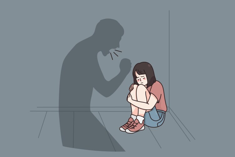 Child and his fears Royalty Free Vector Image - VectorStock