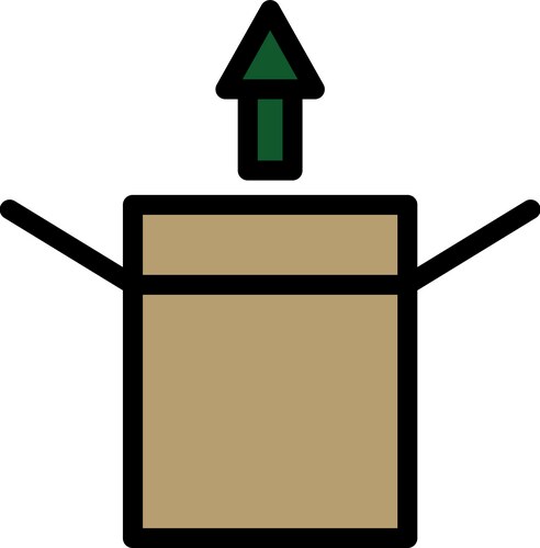 Product release icon Royalty Free Vector Image