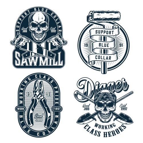 Vintage Painter Logos Vector Images (over 780)