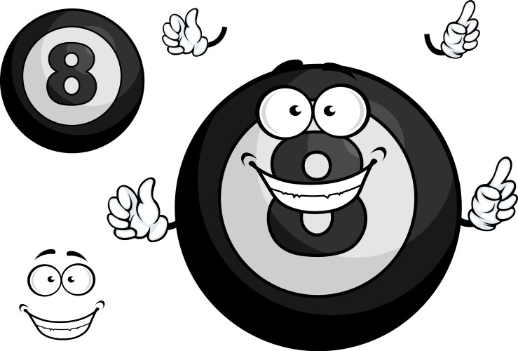 Magic 8 ball Royalty Free Vector Image - VectorStock
