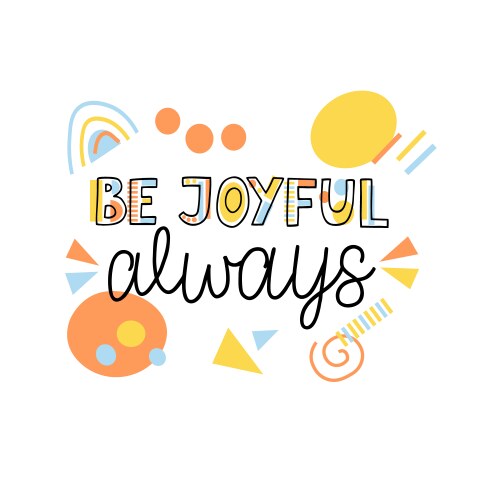 Be Joyful Always Vector Images (over 110)
