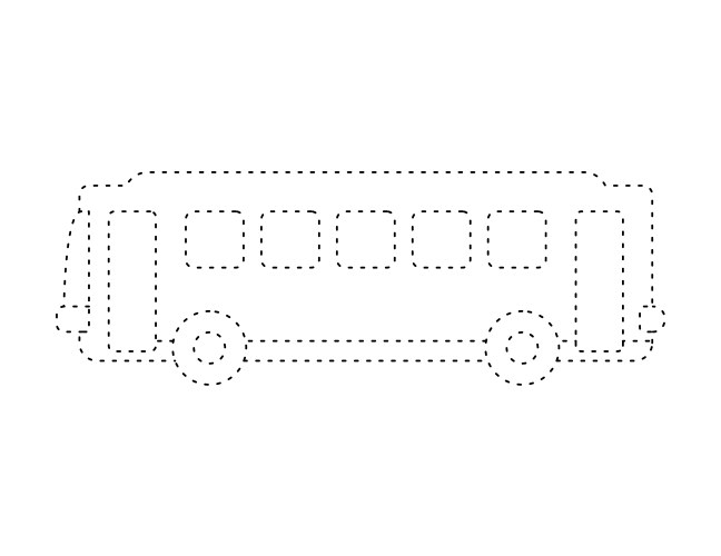 Bus Dotted Vector Images (over 380)