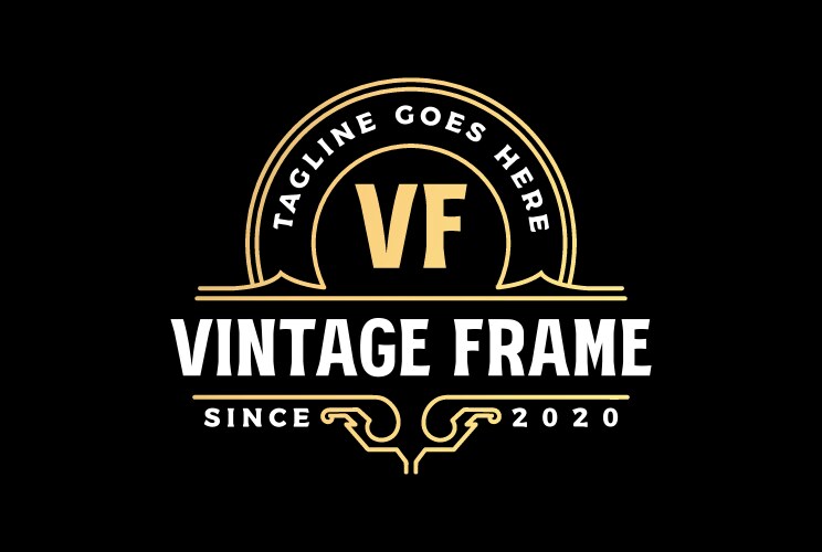 Logo Border Frame Simple Vector Images (over 18,000)