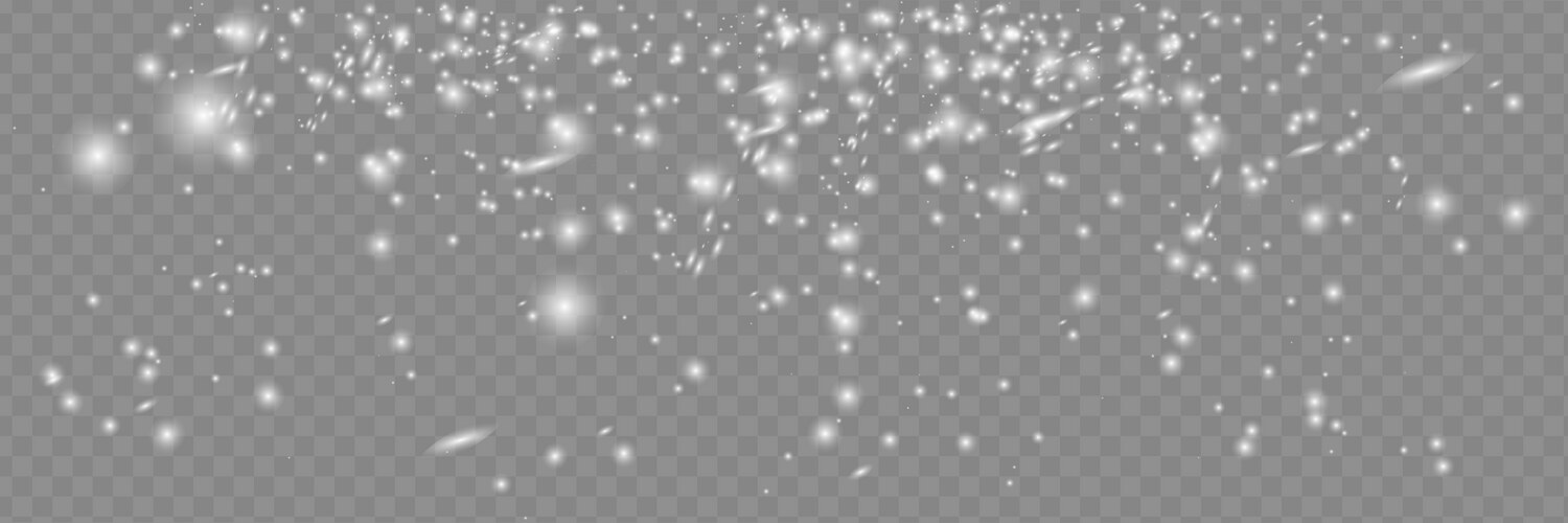 Falling snow on a transparent background – Royalty-Free Vector ...