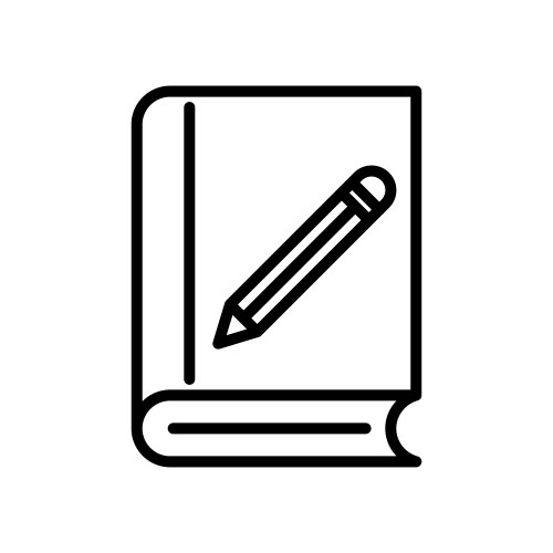 Brand guidelines icon set manual guide book Vector Image