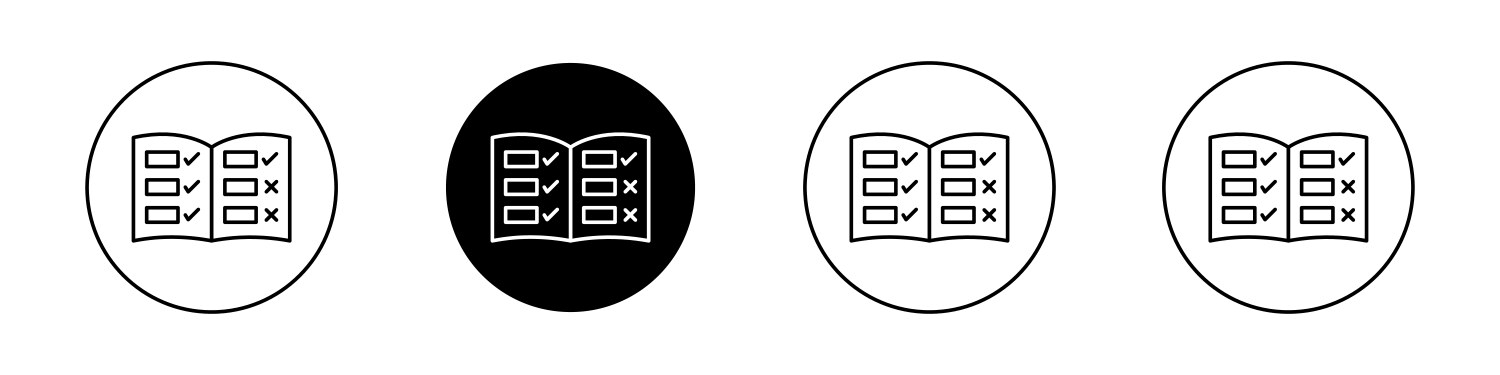 Brand guidelines icon Royalty Free Vector Image