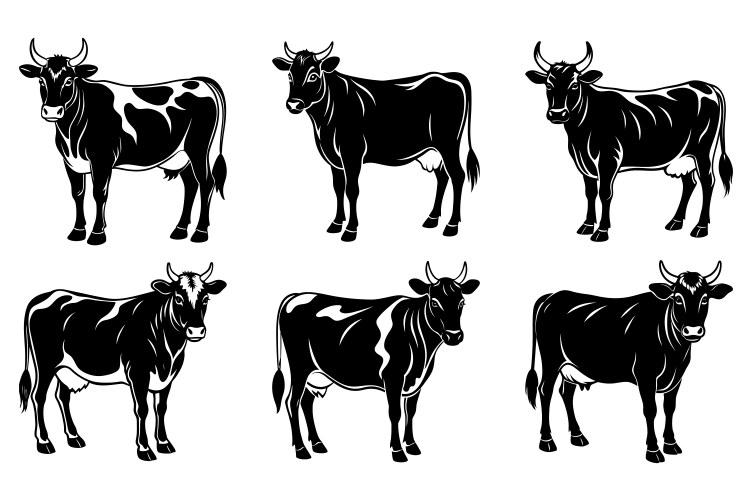 Cow Side View Vector Images (over 880)