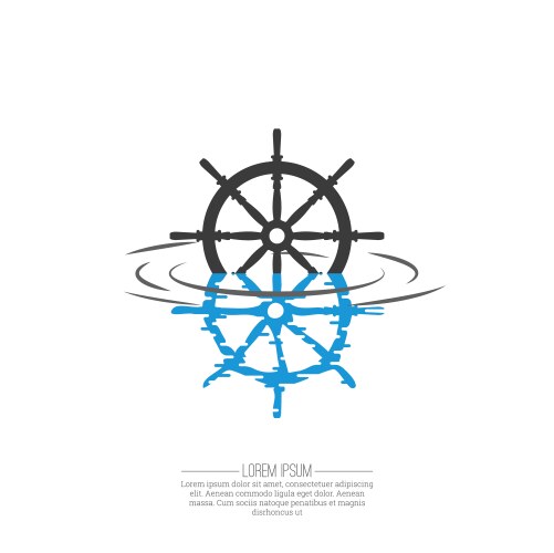 Ship Wheel Logo Vector Images (over 7,200)