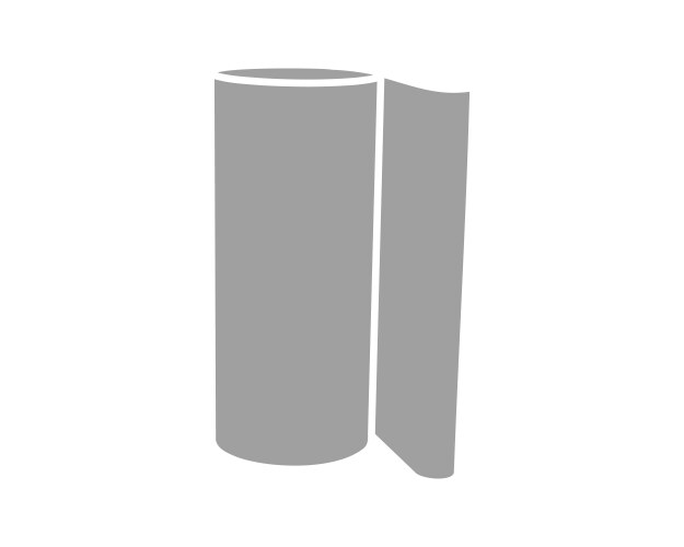 Textile roll icon paper tube design for kitchen Vector Image