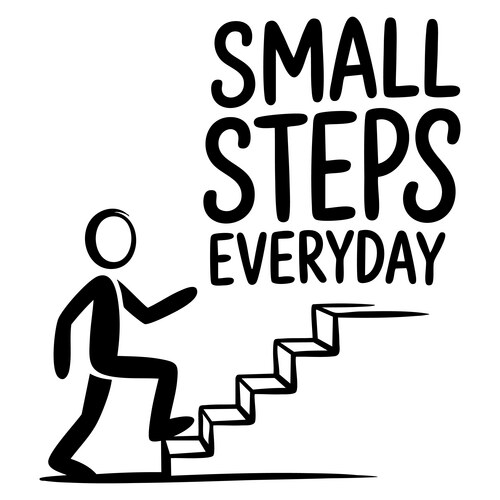 Small Steps Forward (60389862) – Royalty-Free Vector | VectorStock