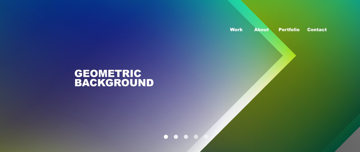 Neon green and electric blue wave with symmetrical