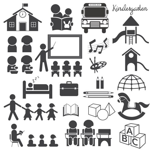 Tracing lines for preschool or kindergarten Vector Image