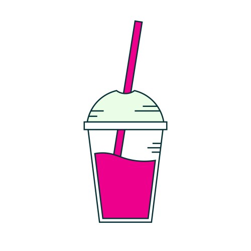 Smoothies icon Royalty Free Vector Image - VectorStock