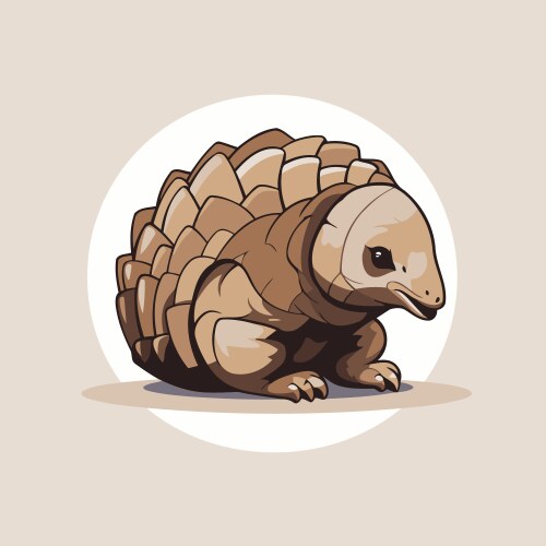 Cute cartoon tortoise Royalty Free Vector Image