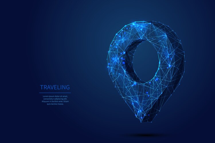 Blue Location Map Marker Pin Vector Images (over 25,000)