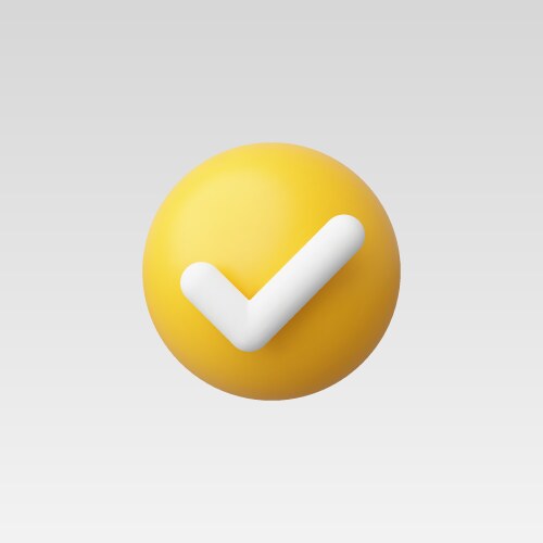 Sign or symbol icons check mark question mark Vector Image