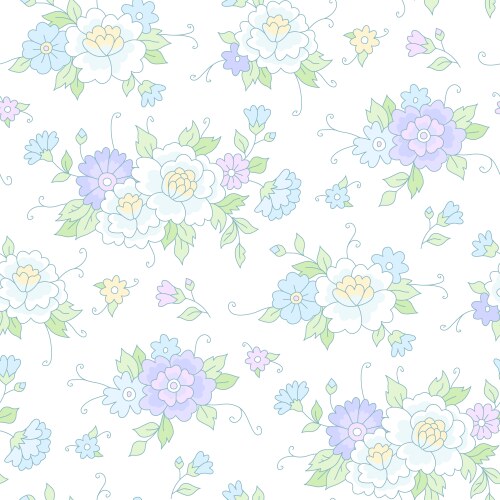 Flower pattern Royalty Free Vector Image - VectorStock