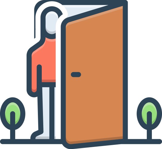 Entry Royalty Free Vector Image - VectorStock