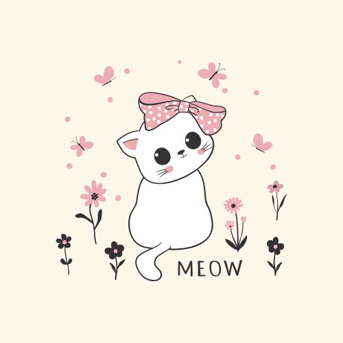 Unicorn cute for kids Royalty Free Vector Image