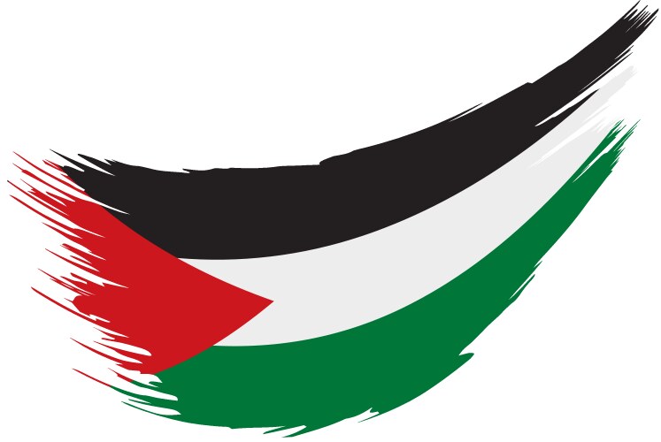Palestine flag Royalty Free Vector Image - VectorStock