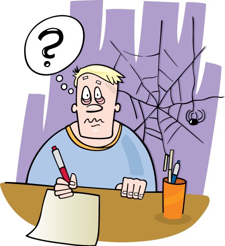 Cartoon homework Vector Images & Graphics for Commercial Use | VectorStock