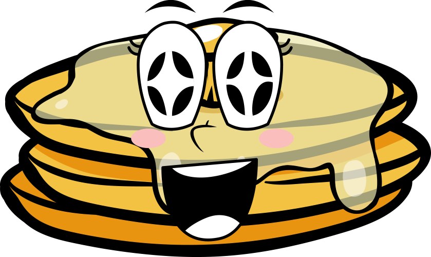 Pancake Cartoon Vector Images (over 5,900)