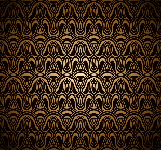 Gold pattern Royalty Free Vector Image - VectorStock