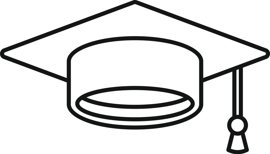 Graduation Hat Outline Vector Images (over 12,000)