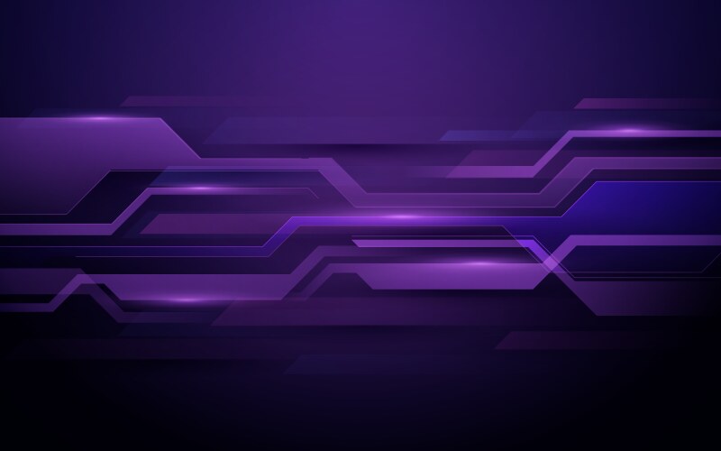 Abstract black technology concept design template Vector Image