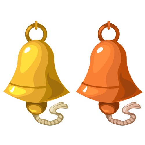 Ring bell cartoon Royalty Free Vector Image - VectorStock