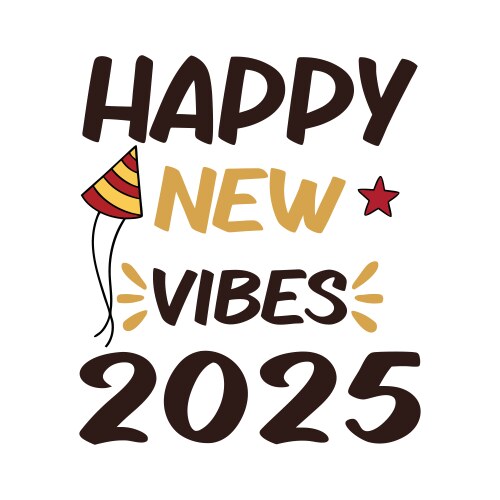 Happy 2025 Vector Images (over 23,000)