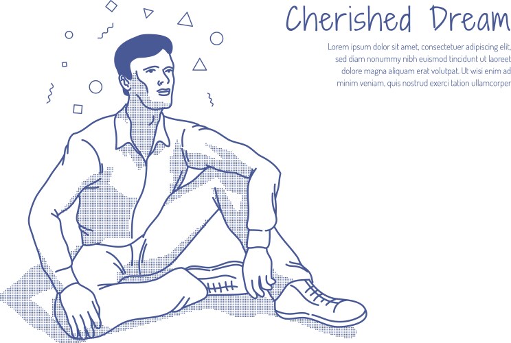 One single line drawing two man digging ground Vector Image