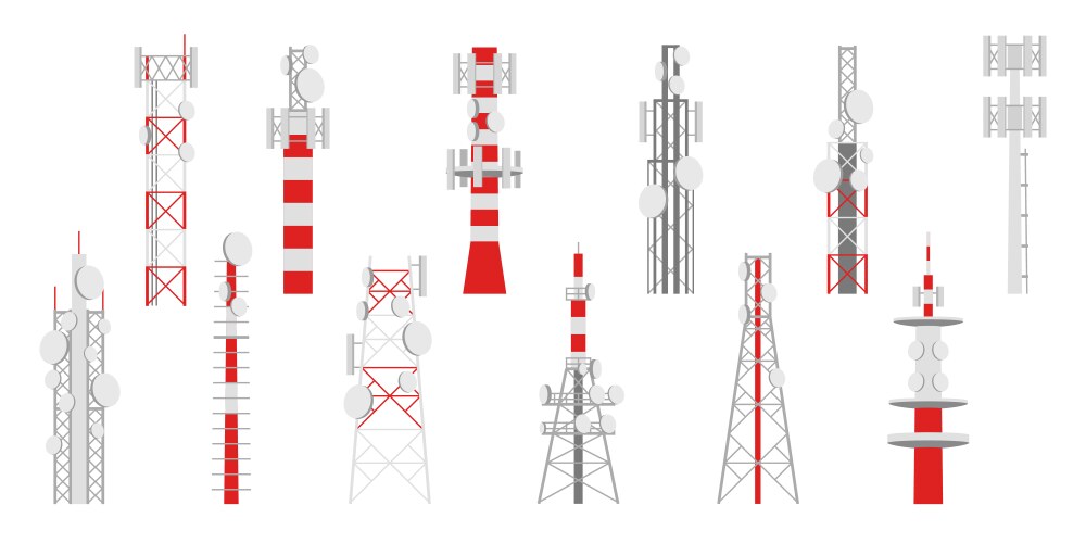 Telecom Tower Icon Vector Images (over 1,200)