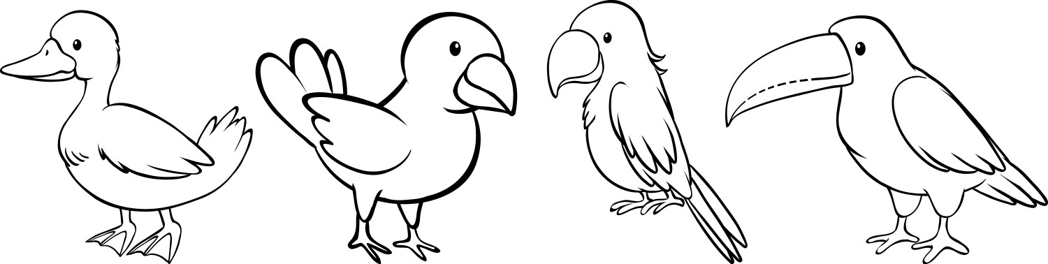 Red parrot Royalty Free Vector Image - VectorStock