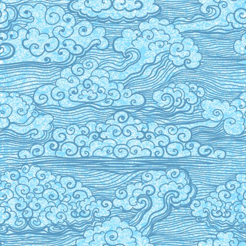 Japanese clouds Royalty Free Vector Image - VectorStock
