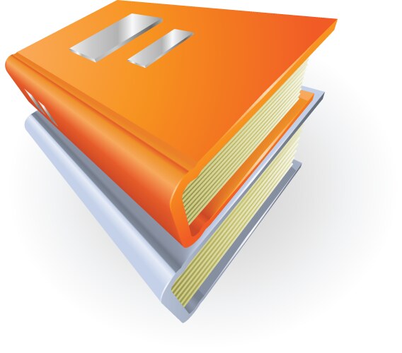 Realistic books Royalty Free Vector Image - VectorStock