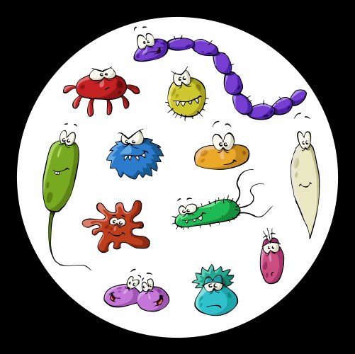 Bacteria Cartoon Vector Images (over 36,000)