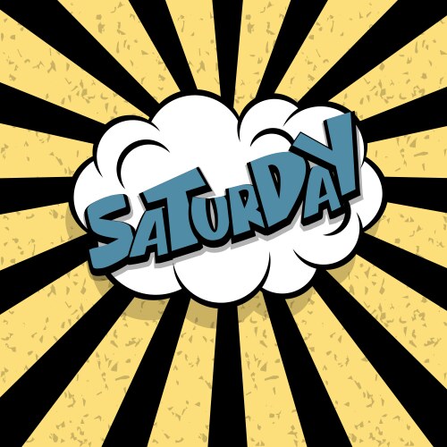 Saturday Vector Images (over 6,100)