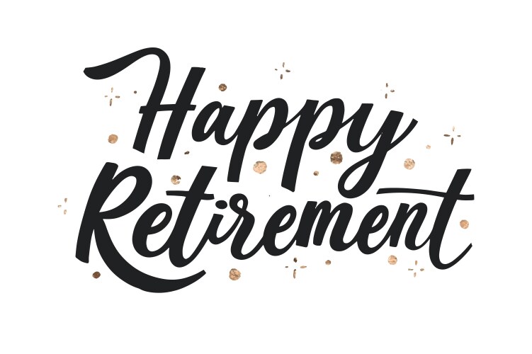 Happy Retirement Calligraphy Vector Images (over 190)