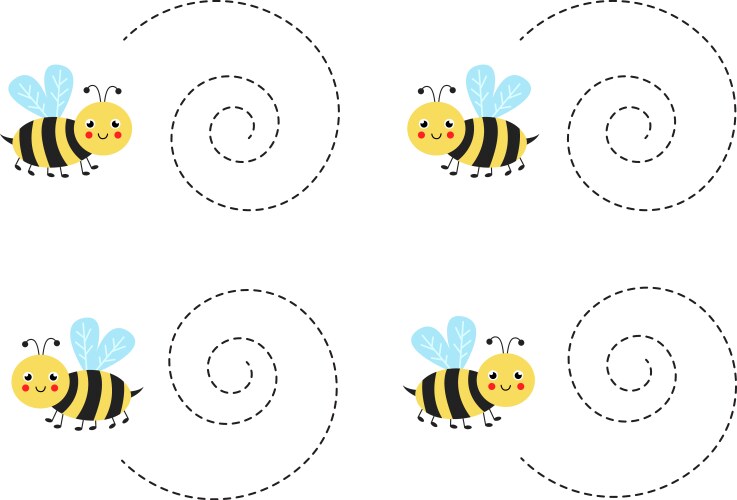Bee Trace Vector Images (over 180)