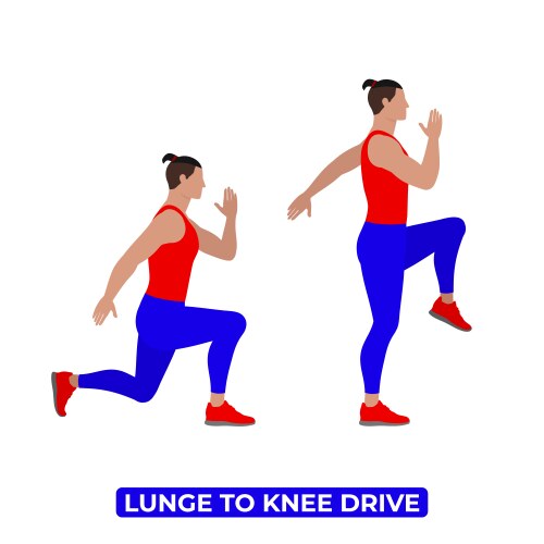 Reverse Lunges Vector Images (65)
