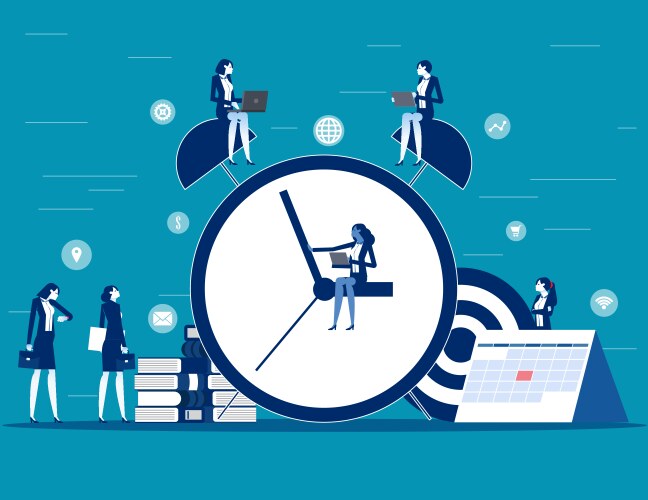 Time Royalty Free Vector Image - VectorStock