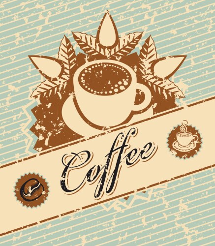 Retro coffee Royalty Free Vector Image - VectorStock