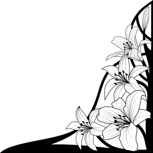 Flower Corner Vector Images (over 26,000)