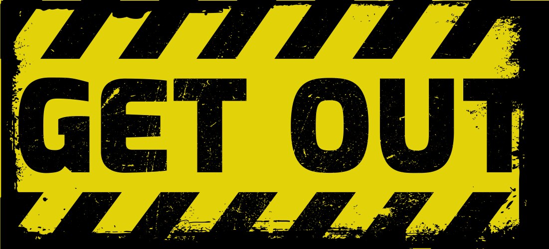 Crying is acceptable sign Royalty Free Vector Image